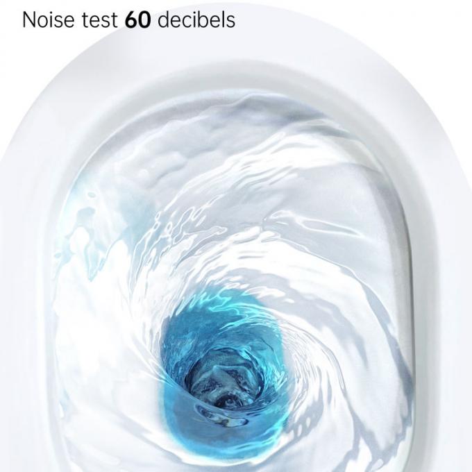 Washdown Flushing Wall Hanging Commode Rimless Wall Hung WC One Piece