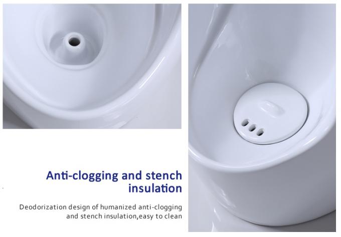 Siphon Flush Valve Public Restroom Urinal Wall Hung Bathroom Sanitary Ware